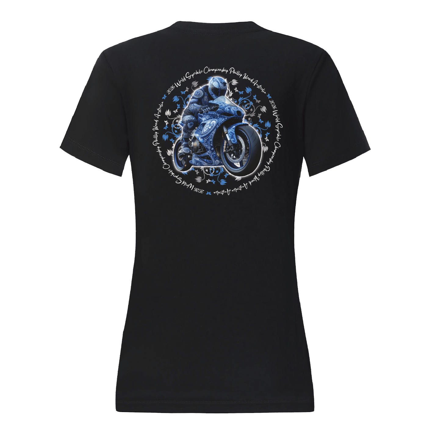 2026 Ladies Bike Tee [blk] – SUPERBIKE WORLD CHAMPIONSHIP