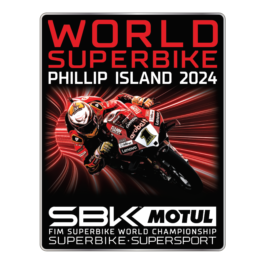 2024 Pin - Poster – SUPERBIKE WORLD CHAMPIONSHIP