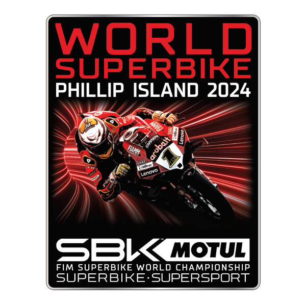 2024 Pin - Poster – SUPERBIKE WORLD CHAMPIONSHIP